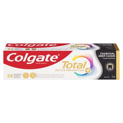 Colgate Total 12 Charcoal Deep Clean Antigerm Multibenefit Toothpaste ...