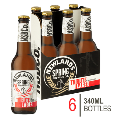 Newlands Spring Tribute Lager 6 x 340ml | PnP