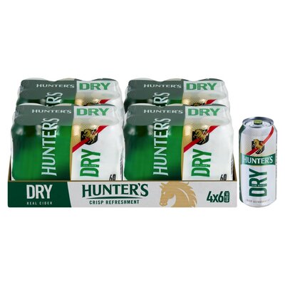 Hunters Dry Can 24 x 440ml | PnP