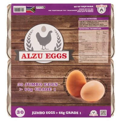 Alzu Eggs Jumbo 30 Pack | PnP