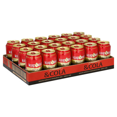 Klipdrift & Cola Can 24 x 300ml | PnP