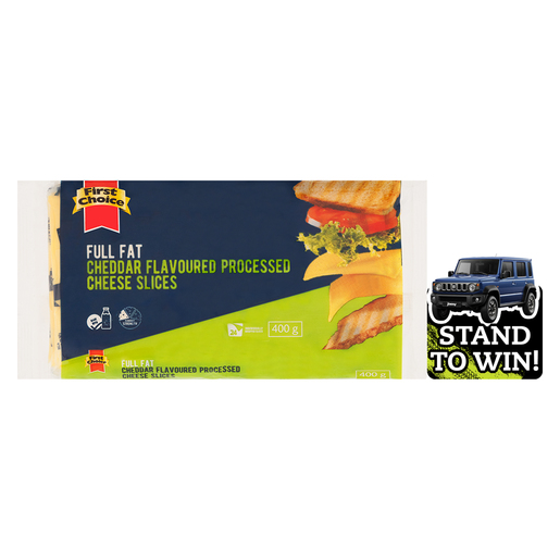 First Choice Processed Cheddar Cheese 400g | PnP