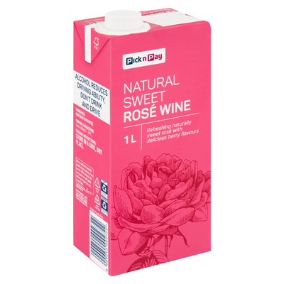 PnP Natural Sweet Rose Wine 1L | PnP