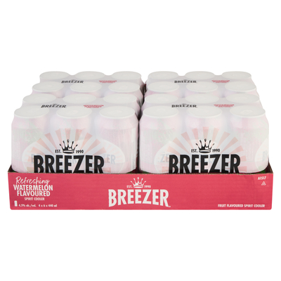 Breezer Watermelon Spirit Cooler 24 x 440ml | Smart Price Specials ...