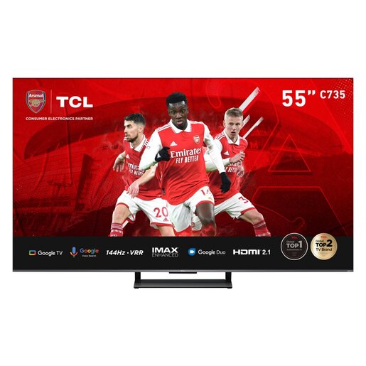 TCL 55 Inch Qled Uhd Google Tv 55C735 | PnP