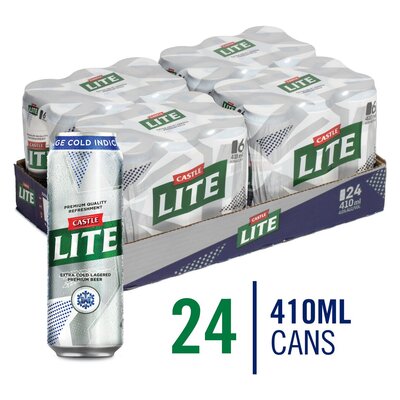 Castle Lite Can 24 x 410ml | PnP