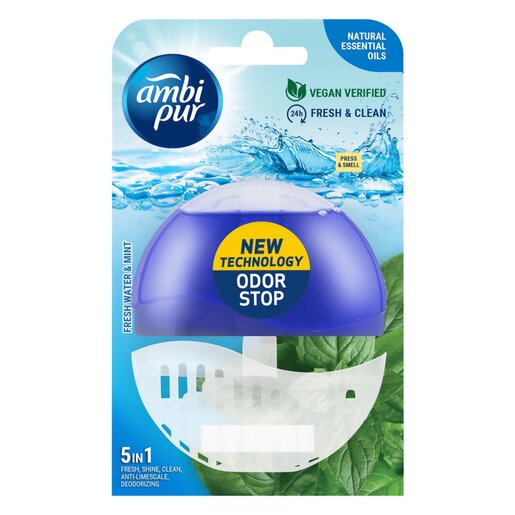 Ambi Pur Flush Starter Kit Fresh Water & Mint 55g | PnP