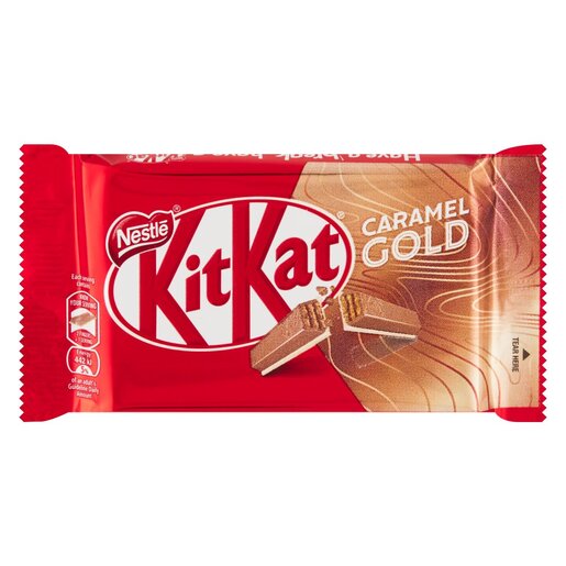 Nestle KitKat 4 Finger Caramel Gold Chocolate Bar 41.5g | PnP