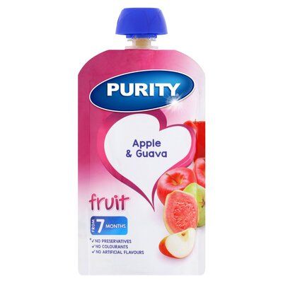 Purity Pouch Apple & Guava 110ml from 6 Months | PnP