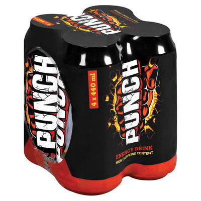 Punch Energy Drink 440ml x 4 | PnP