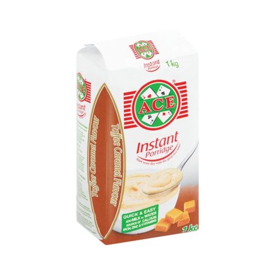 Ace Instant Porridge Toffee Caramel 1kg x 10 | PnP
