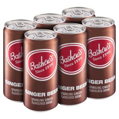 Bashews Ginger Beer Sparkling Drink 6 x 300ml | PnP