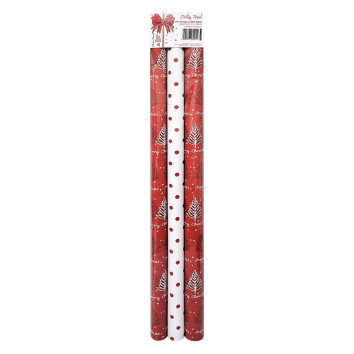 Creative Jolly Red Wrap Roll 3 Pack | Smart Price Specials | PnP Home