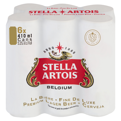 Stella Artois Premium Lager Beer 6 x 410ml | Smart Price Specials | PnP Home
