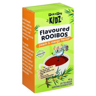 PnP Kidz Peach & Mango Flavour Rooibos 20 Pack | PnP