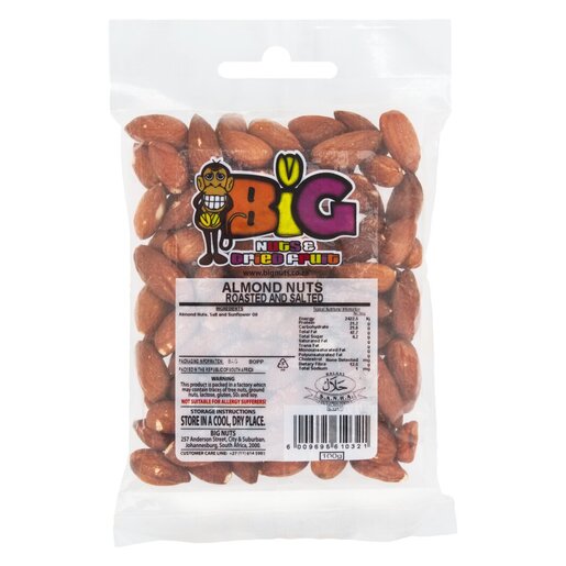 Big Nuts Almond Nuts Roasted & Salted 100g | PnP