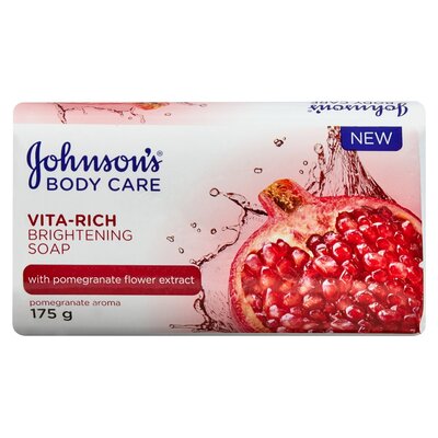 Johnson's Vita Rich Brightening Pomegranate Soap 175g | Smart Price ...
