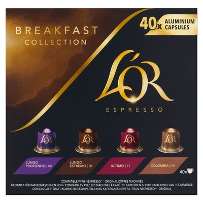 L'Or Espresso Breakfast Collection Coffee Capsules 40 Pack | PnP