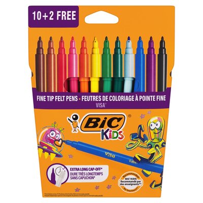 BIC Kids Visa Felt Pens 12 Pack | Smart Price Specials | PnP Home