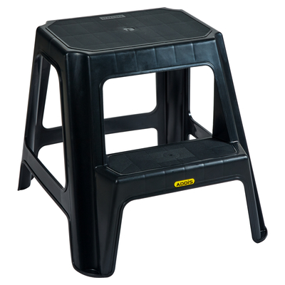 Addis Black 2-Step Stool | PnP