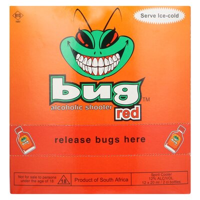 Bug Red Shooter 20ml x 12 | PnP