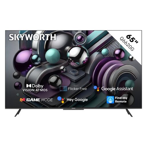 Skyworth 65 Inch QLED UHD Tv 65Q6620G | PnP