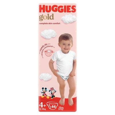 Huggies Gold Size 4+ (12-16kg) Value Pack 44 Nappies | Smart Price ...