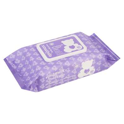 Epi-Max Baby & Junior Unscented Wipes 80 Pack | PnP