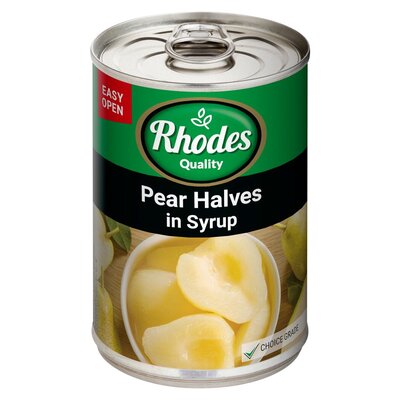 Rhodes Pear Halves In Syrup 410g | PnP