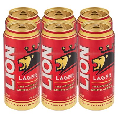 Lion Lager Beer 6 x 500ml | PnP