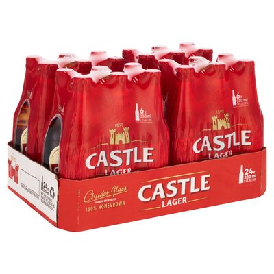 Castle Lager Local Beer 24 x 330ml | PnP
