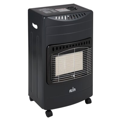 ALVA Black 3 Panel Luxurious Infrared Radiant Gas Heater | PnP
