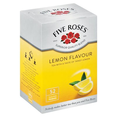 Five Roses Lemon Flavour Tea 50 Pack | PnP