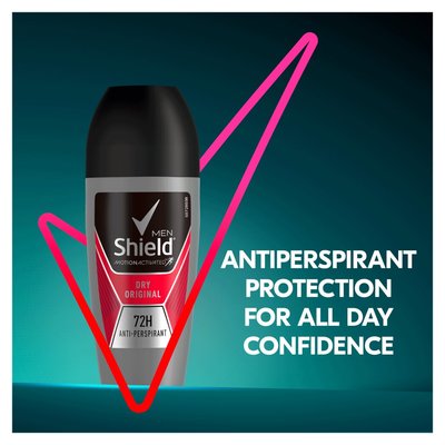 Shield Men Dry Original Antiperspirant Roll On Deodorant 50ml | PnP