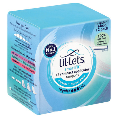 Lil-lets Tampons Comp Applicat Reg 12ea | PnP