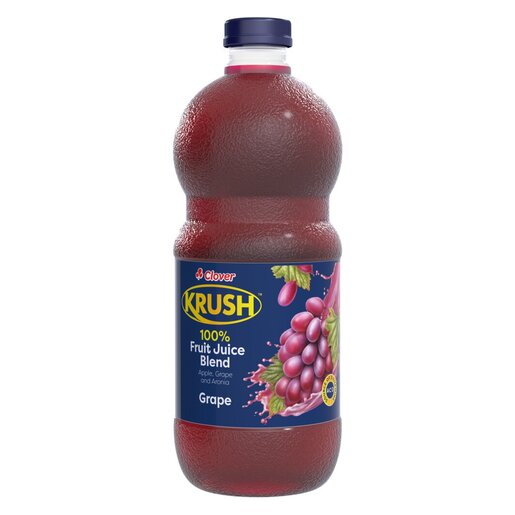 Clover Krush Fruit Juice Blend 100% Red Grape 1.5L | Smart Price ...