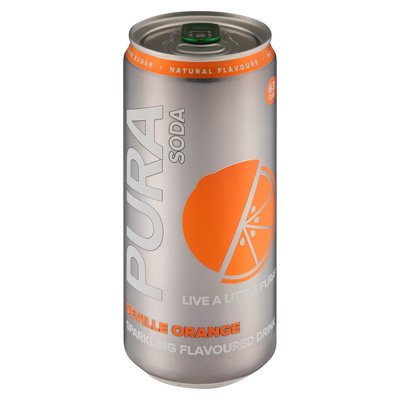 Pura Soda Seville Orange Flavoured Sparkling Drink 300ml | PnP