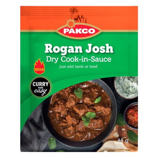 Pakco Dry Cook In Sauce Rogan Josh 44g | PnP