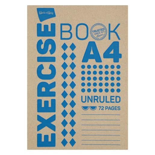 PnP A4 Quad & Margin Exercise Book 72 Pages x 30 | PnP