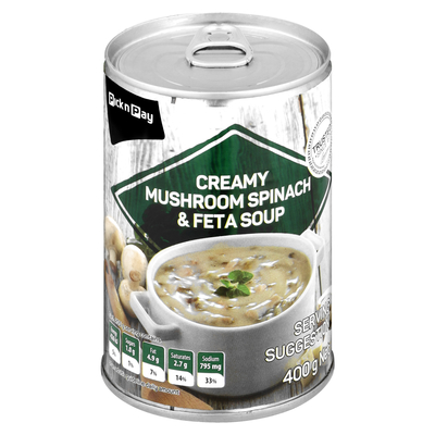 PnP Soup Spinach Feta & Mushroom 400g | PnP