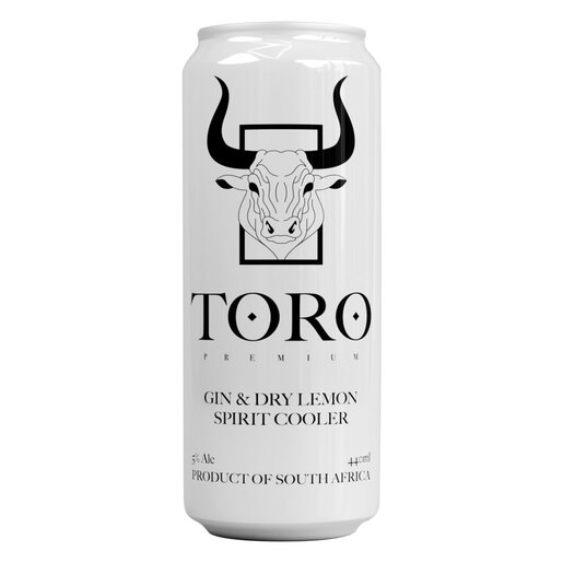 Toro Premium Gin & Dry Lemon Spirit Cooler 440ml | PnP