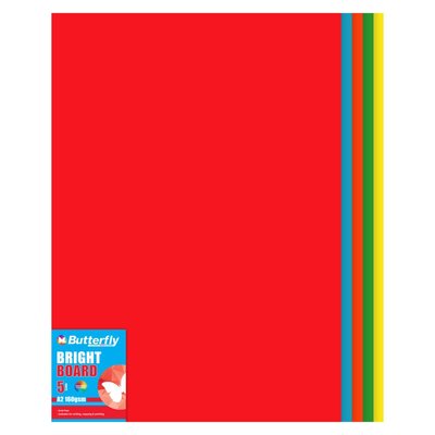 Butterfly A4 Mixed Bright Paper 100 Sheets | PnP