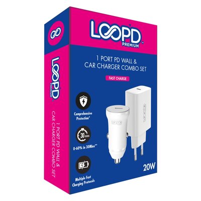 LOOPD 1Port Wall Charger 2.1A | PnP