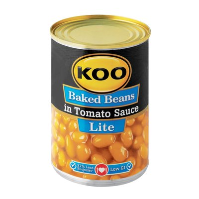 Koo Baked Beans In Tomato Sauce Lite 410g | PnP