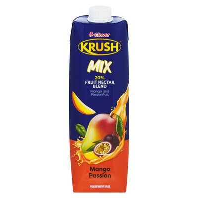 Krush UHT Mango Passion Fruit Juice Blend 1L | PnP