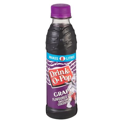 Drink O Pop Concentrate Grape 200ml | PnP