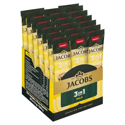 Jacobs Mild 3-In-1 Instant Coffee 20 x 11.1g | PnP