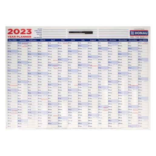 Ctp 2023 Donau Wall Calender Pp With Pen | PnP