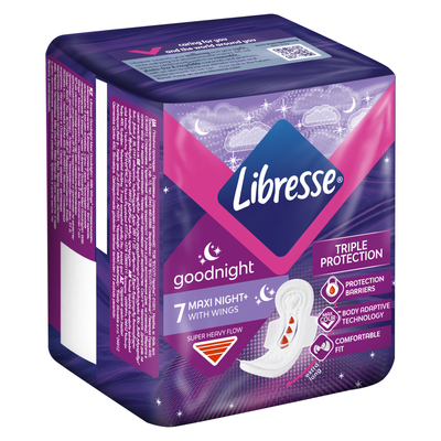 Libresse Goodnight Maxi Pads 7 Pack | PnP