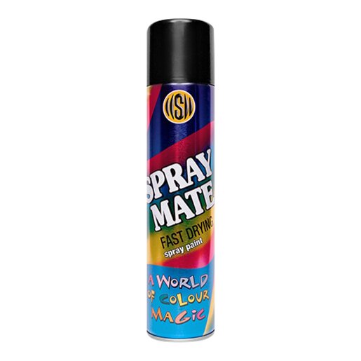 Spraymate Fast Drying Spray Paint Gloss Black 250ml | PnP